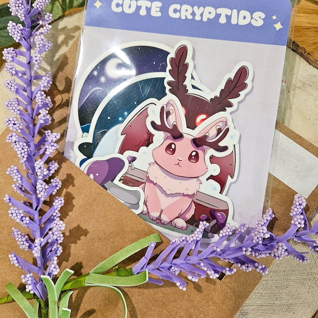 Cute Cryptid Stickers / Spooky / Halloween / Nessie / Mothman ...