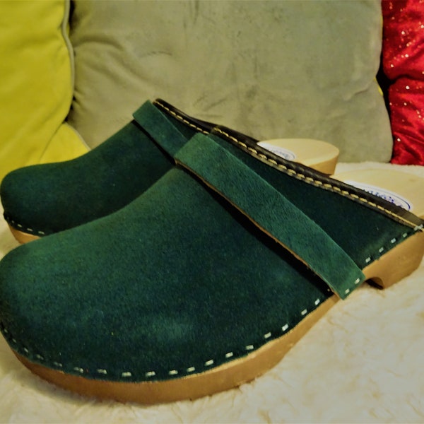 Suede Clogs - Etsy