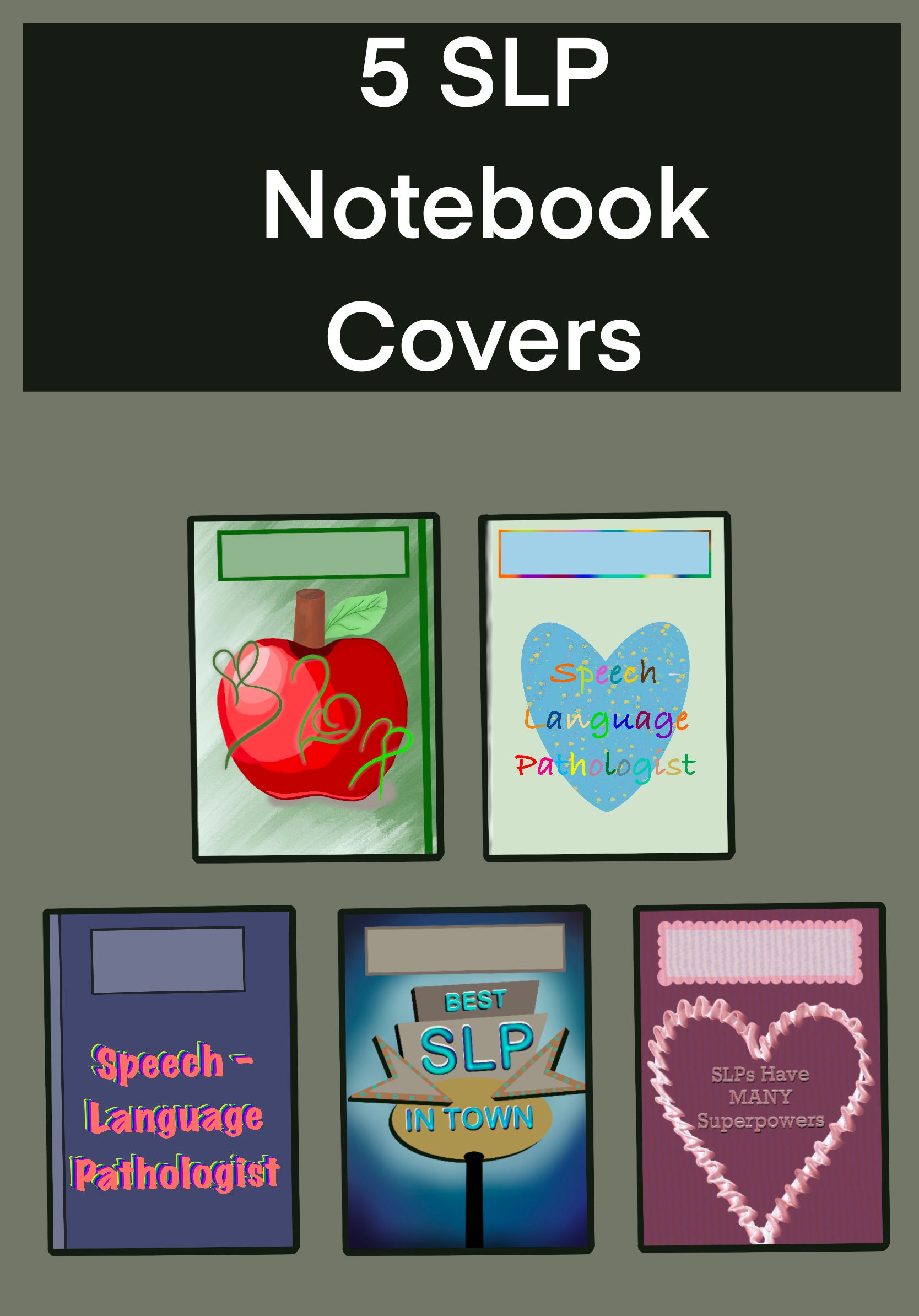 SLP Notebook Cover for Goodnotes A4 Journal Cover Databook Cover - Etsy