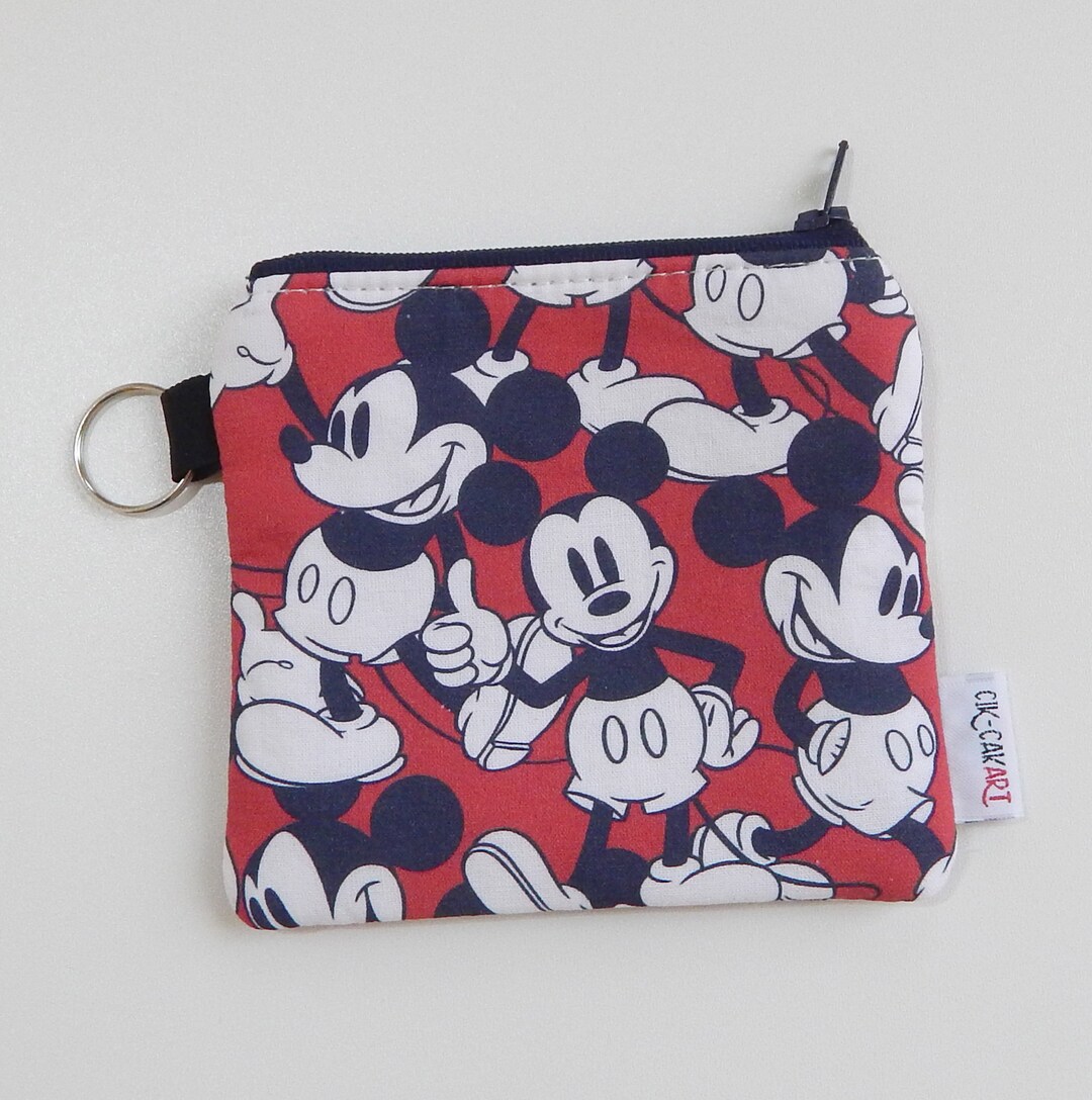 Vintage Mickey Mouse Coin Purse, Retro Disney Gift for Her, Mickey ...