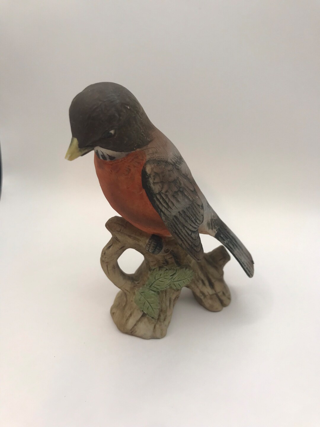 Vintage Lefton China Hand Painted Robin - Etsy