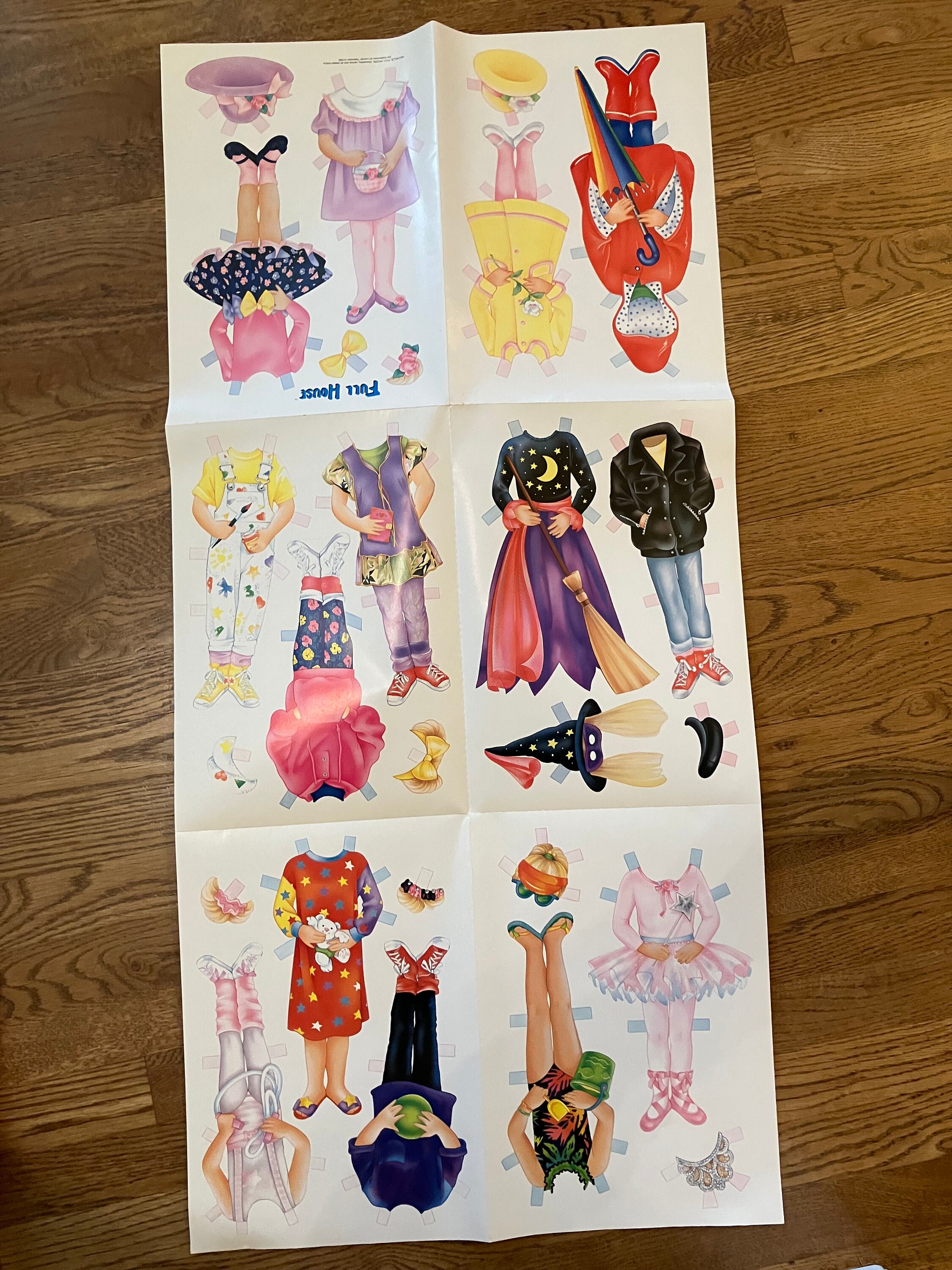 Rare Full House Michelle Paper Doll Set - Etsy