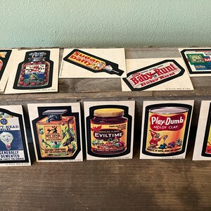 Set of 10 Wacky Packages Stickers Unused - Etsy