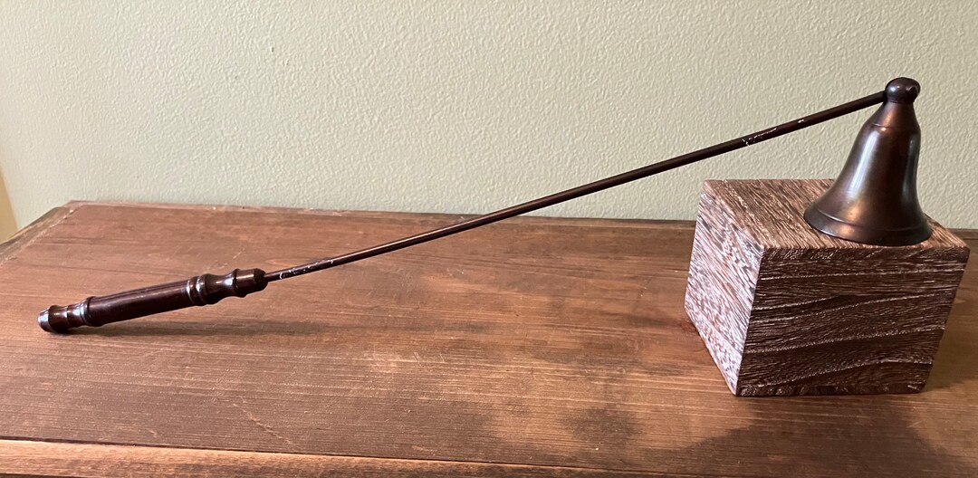 Vintage Brass Bell Candle Snuffer - Etsy