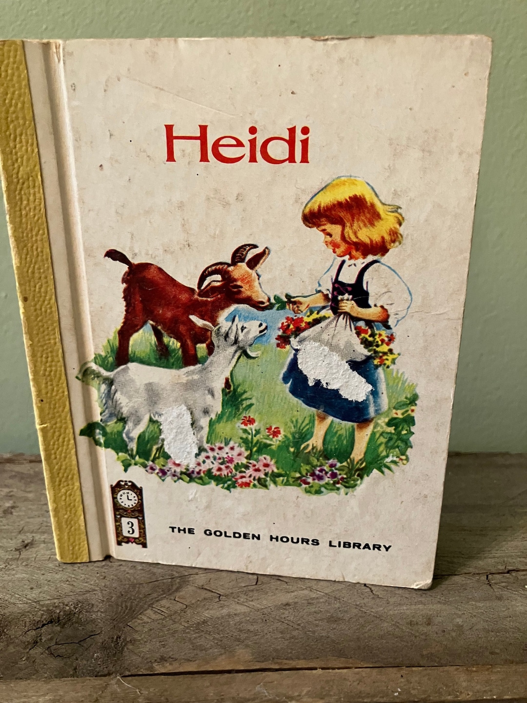 1954 Heidi Golden Book - Etsy