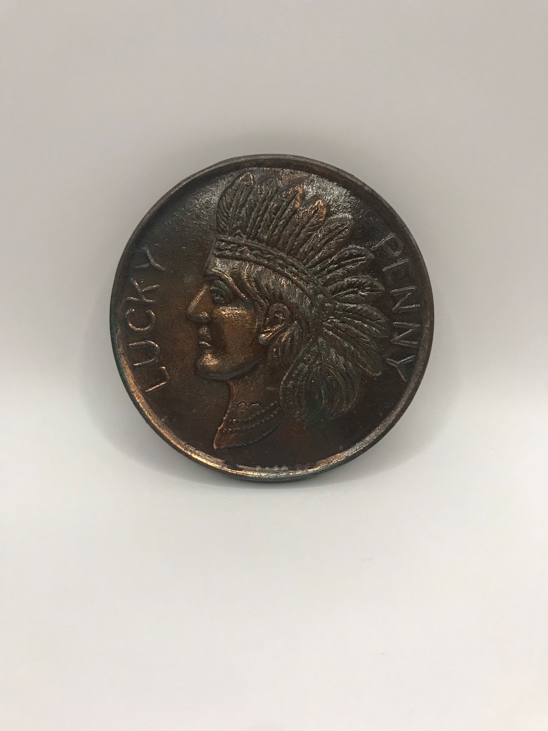 Vintage Oversized Lucky Penny - Etsy