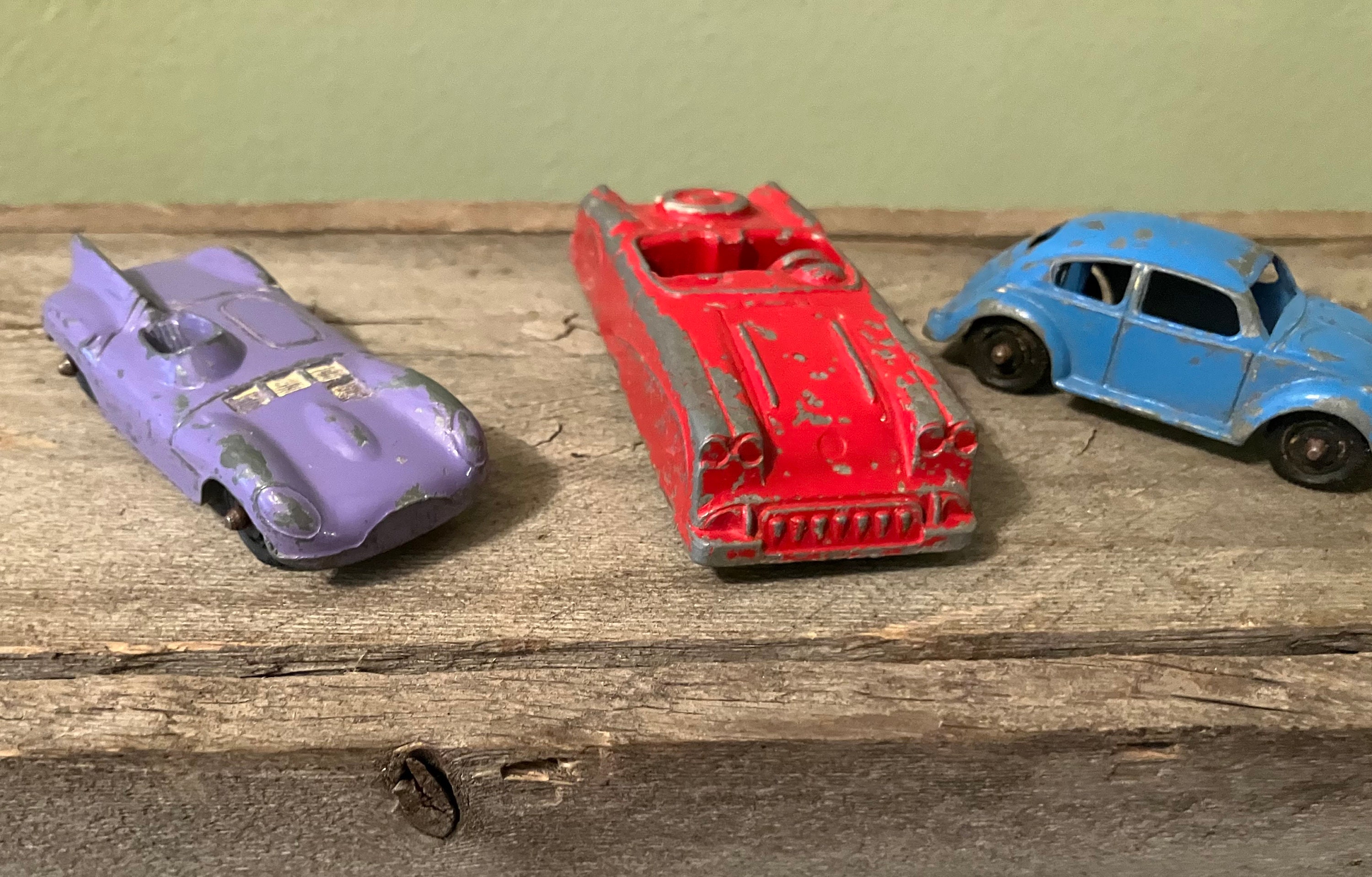 Three Vintage Metal Toy Cars - Etsy