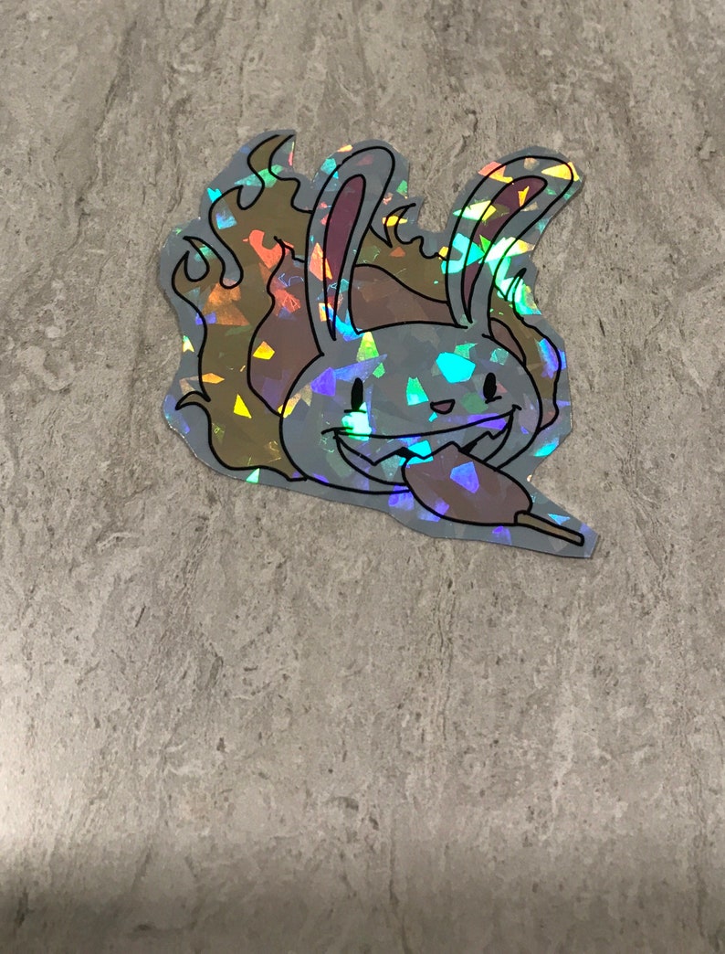 SAM AND MAX Inspired 12pc Flaming Head Max Holo Decal Stickers - Etsy
