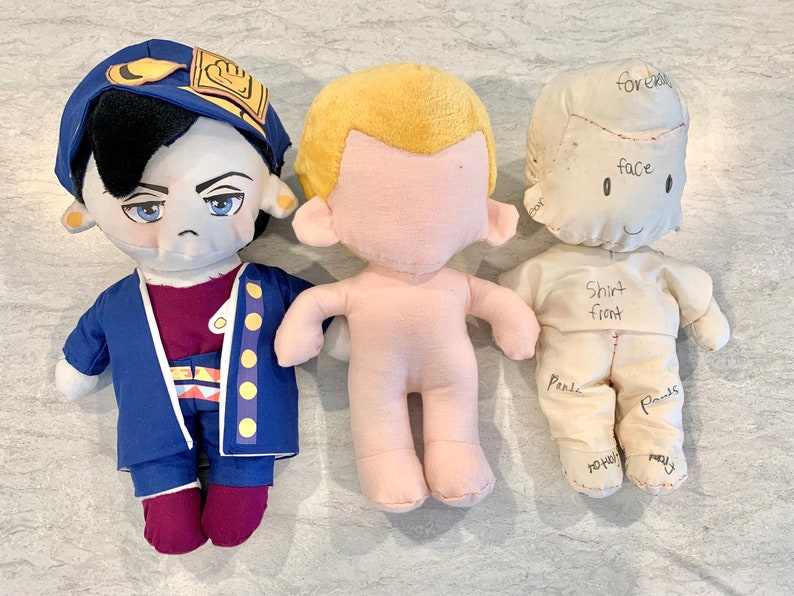 Cute Anime Plush Easy Pattern 14 Inches Includes Patterns for Clothes ...