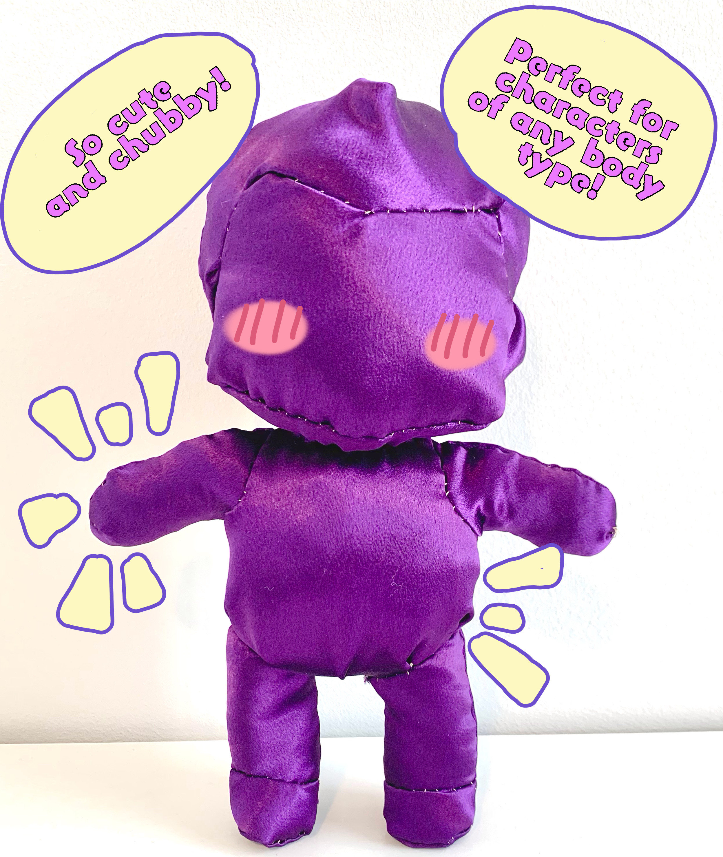 Deluxe Anime Plush Pattern 14 Inch and Instructions - Etsy