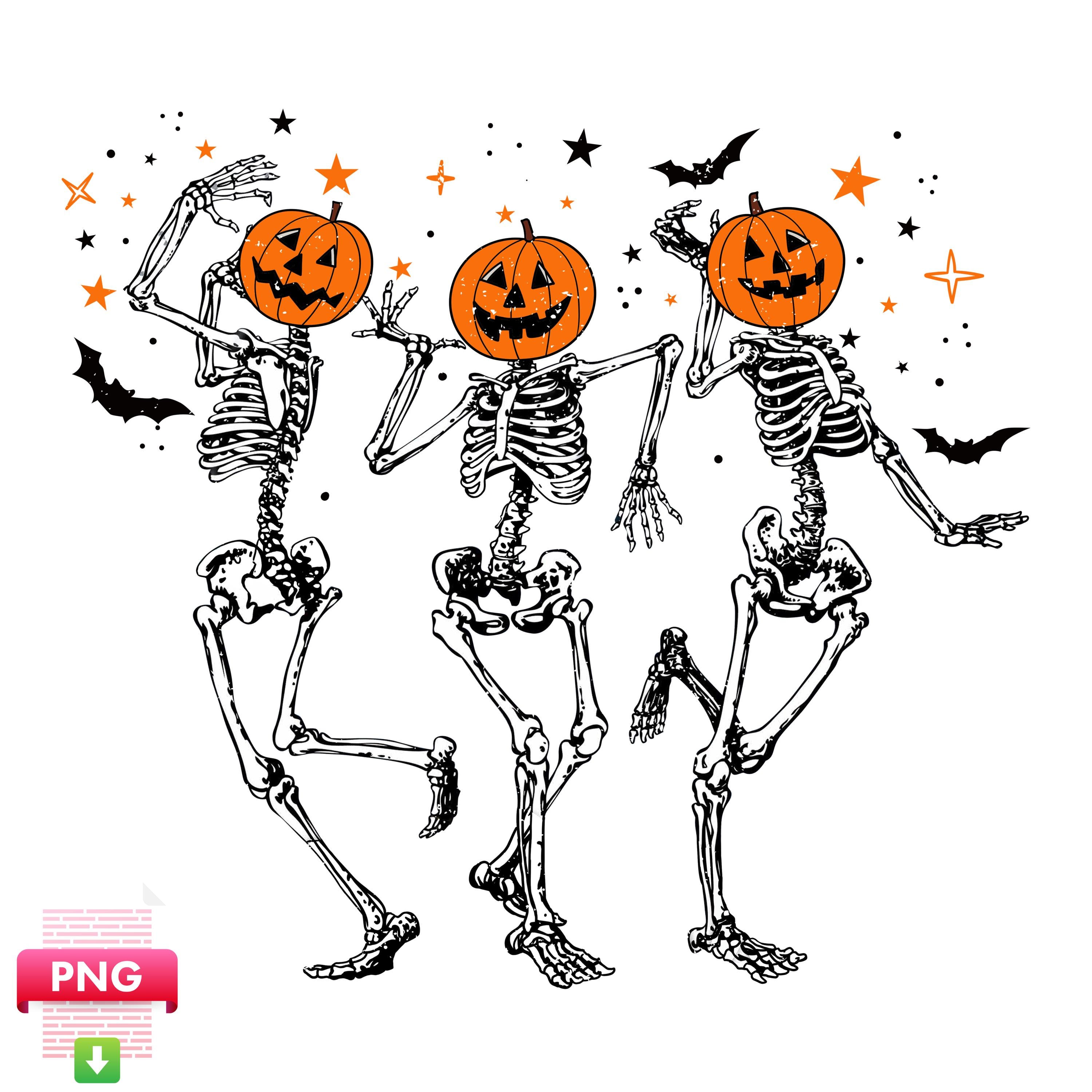 Dancing Skeletons PNG, Download Image - Etsy
