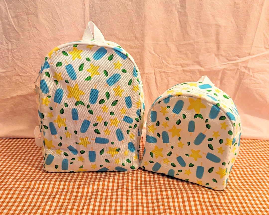 Hearts Kingdom Starfruit and Popsicles Printed Handmade Backpack - Etsy