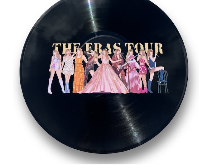 Taylor Swift Eras Tour Swiftie Wall Art Decor Trendy Vinyl Record Art ...
