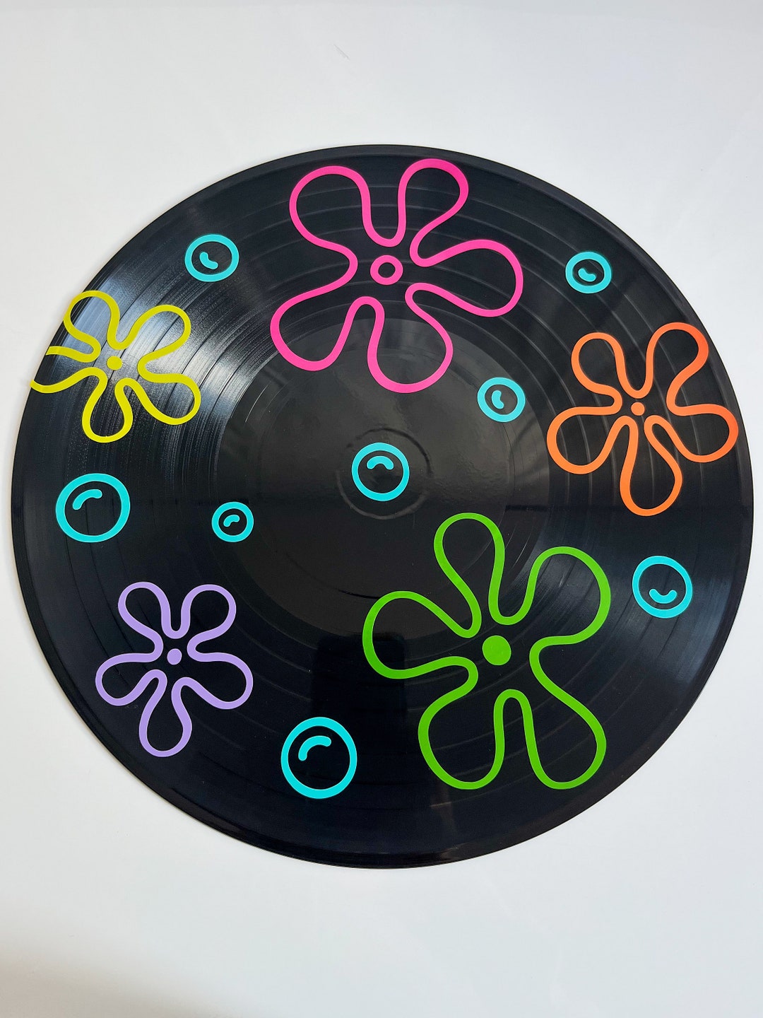 Spongebob Vinyl Record Wallart Spongebob Squarepants College - Etsy