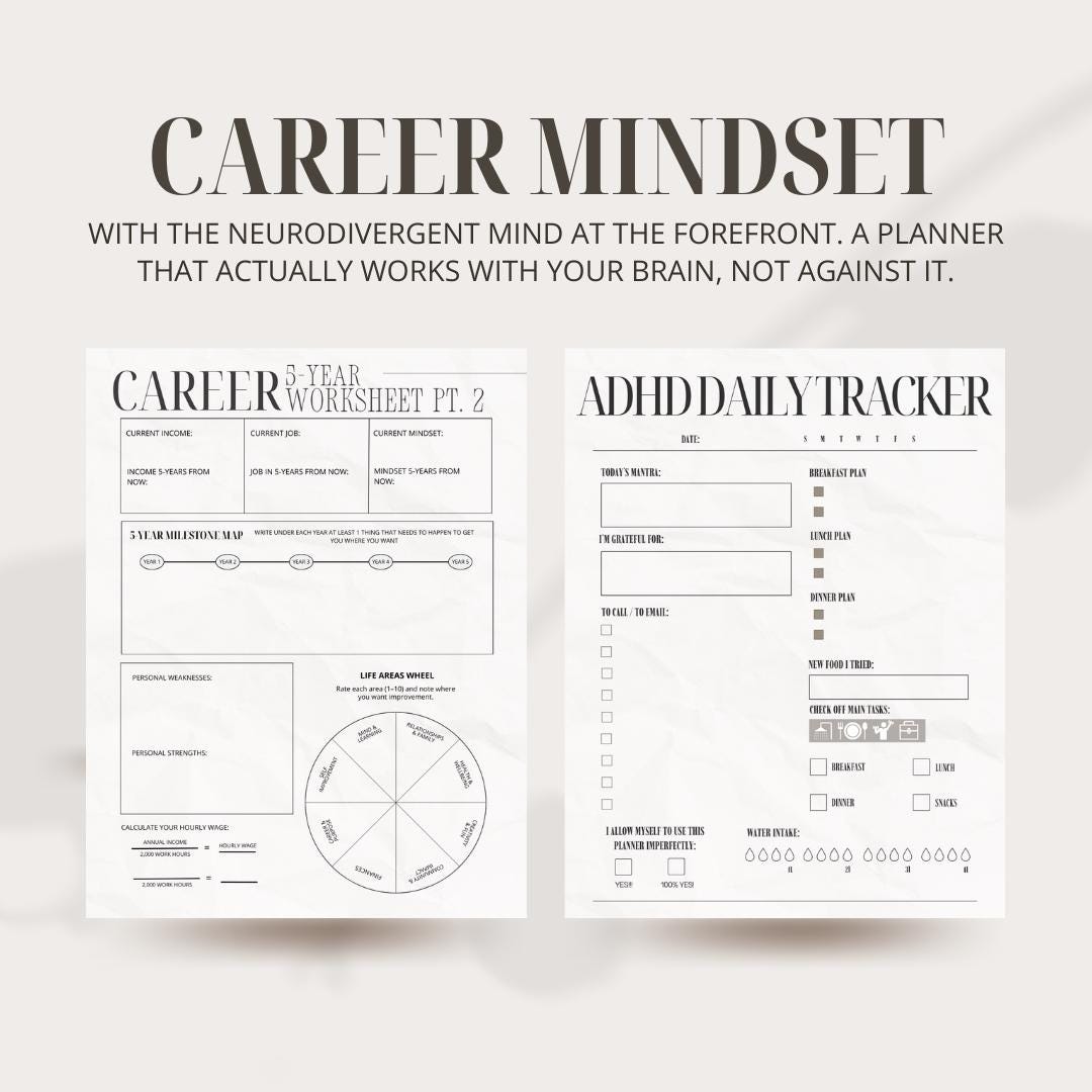 2026 Neurodivergent Business Planner | ADHD + Dyslexia Friendly ...