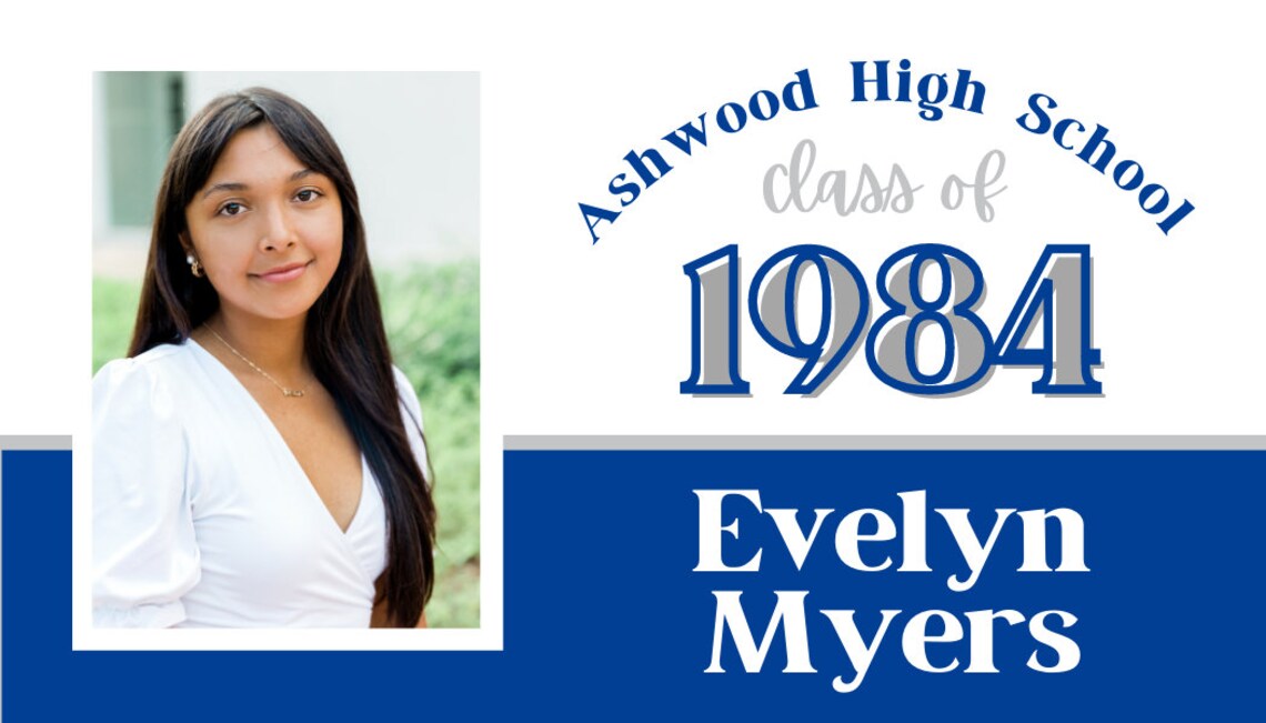 EDITABLE Class Reunion Name Tag Template | Instant Printable Download ...