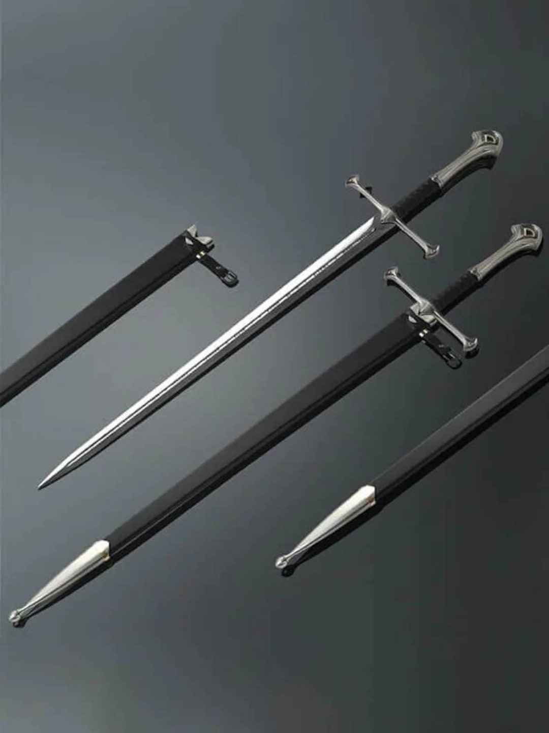 ANDURIL Sword of Strider Custom Engraved Sword LOTR Sword - Etsy