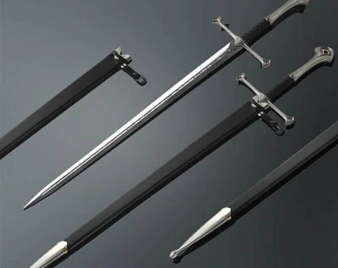 ANDURIL Sword of Strider, Custom Engraved Sword, LOTR Sword, Lord of ...
