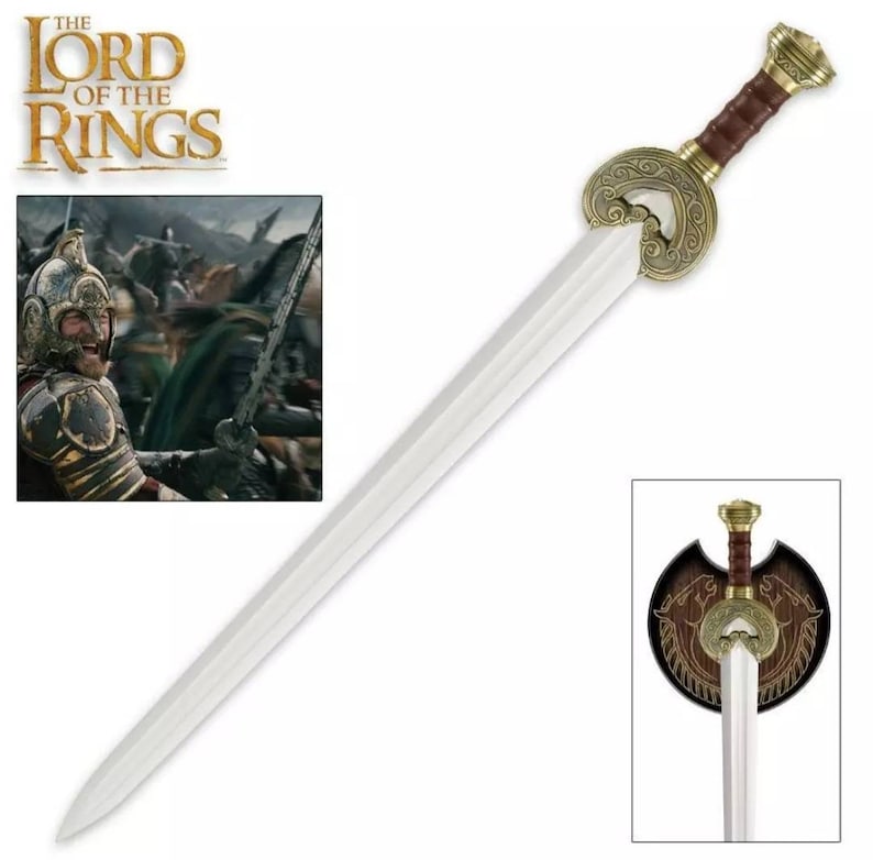 LOTR Sword Custom Handmade Lord of Ring Sting Sword With Scabbard, LOTR ...