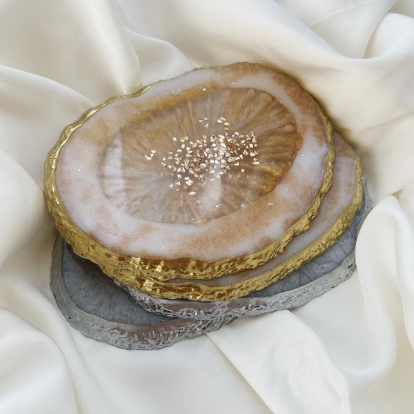 Geode Coasters - Etsy