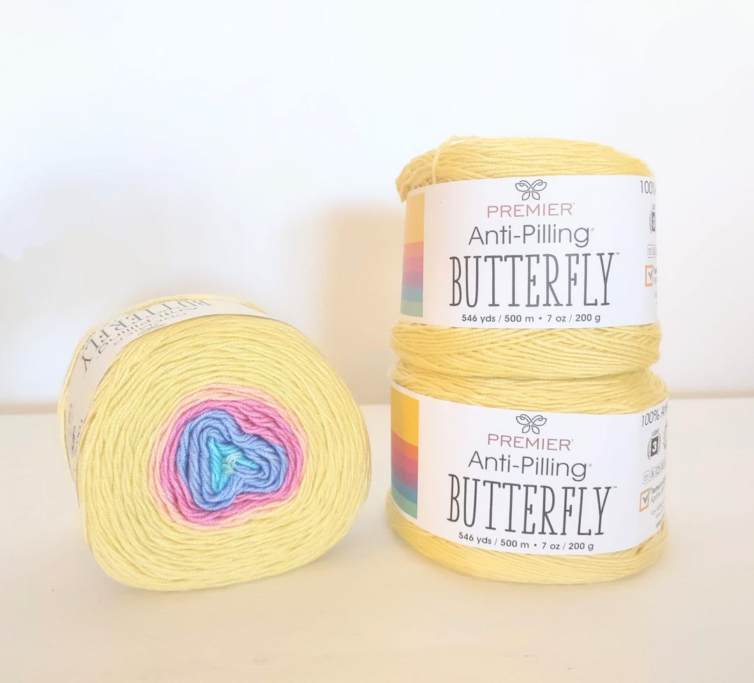 Premier Butterfly Yarn - Pool Party - 3 Skein Lot - *discontinued ...