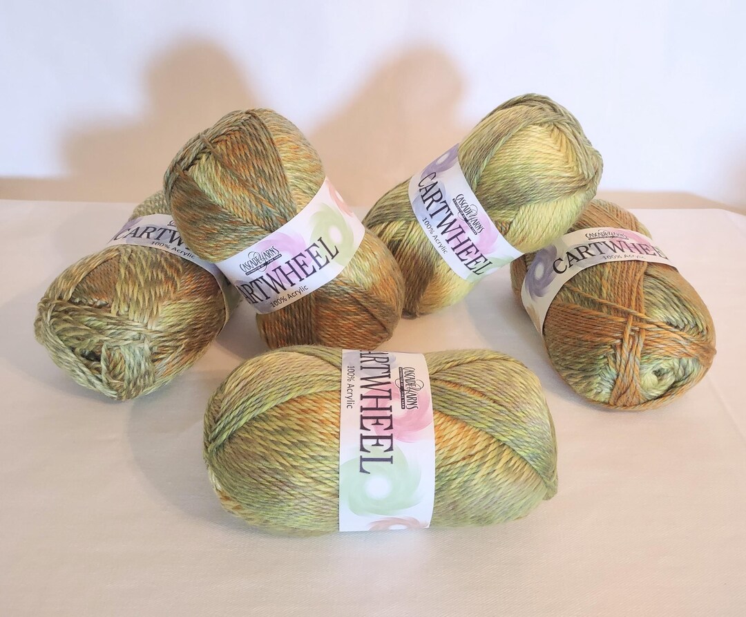 Cascade Cartwheel Yarns - Souix Falls - 5 Skein Lot - Crochet, Knit ...