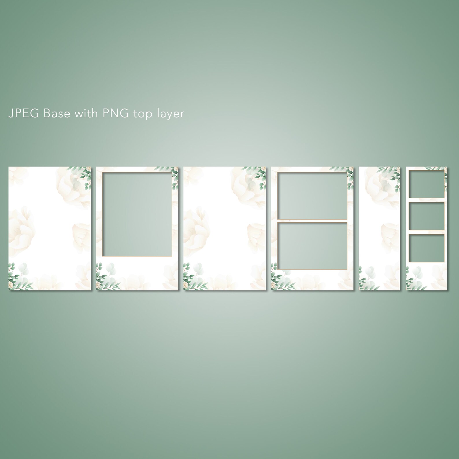 Wedding Photo Booth Template 4x6 & 2X6 Elegant White and - Etsy