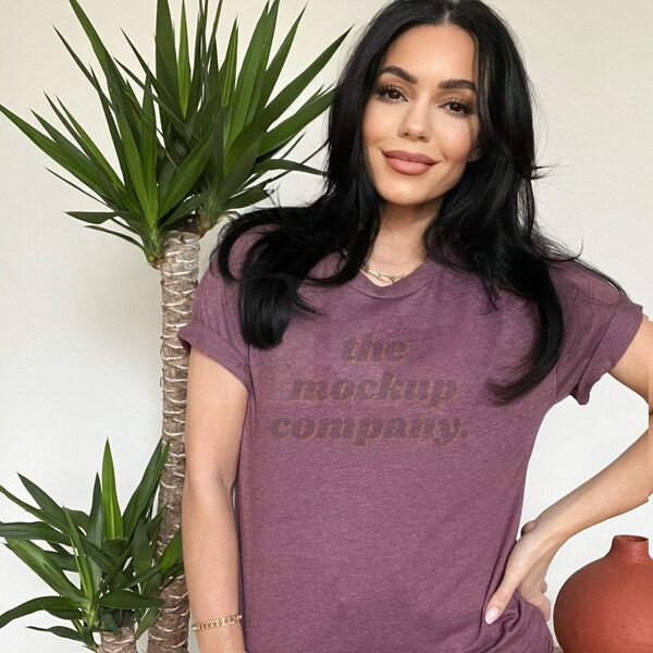 Heather Maroon Shirt - Etsy