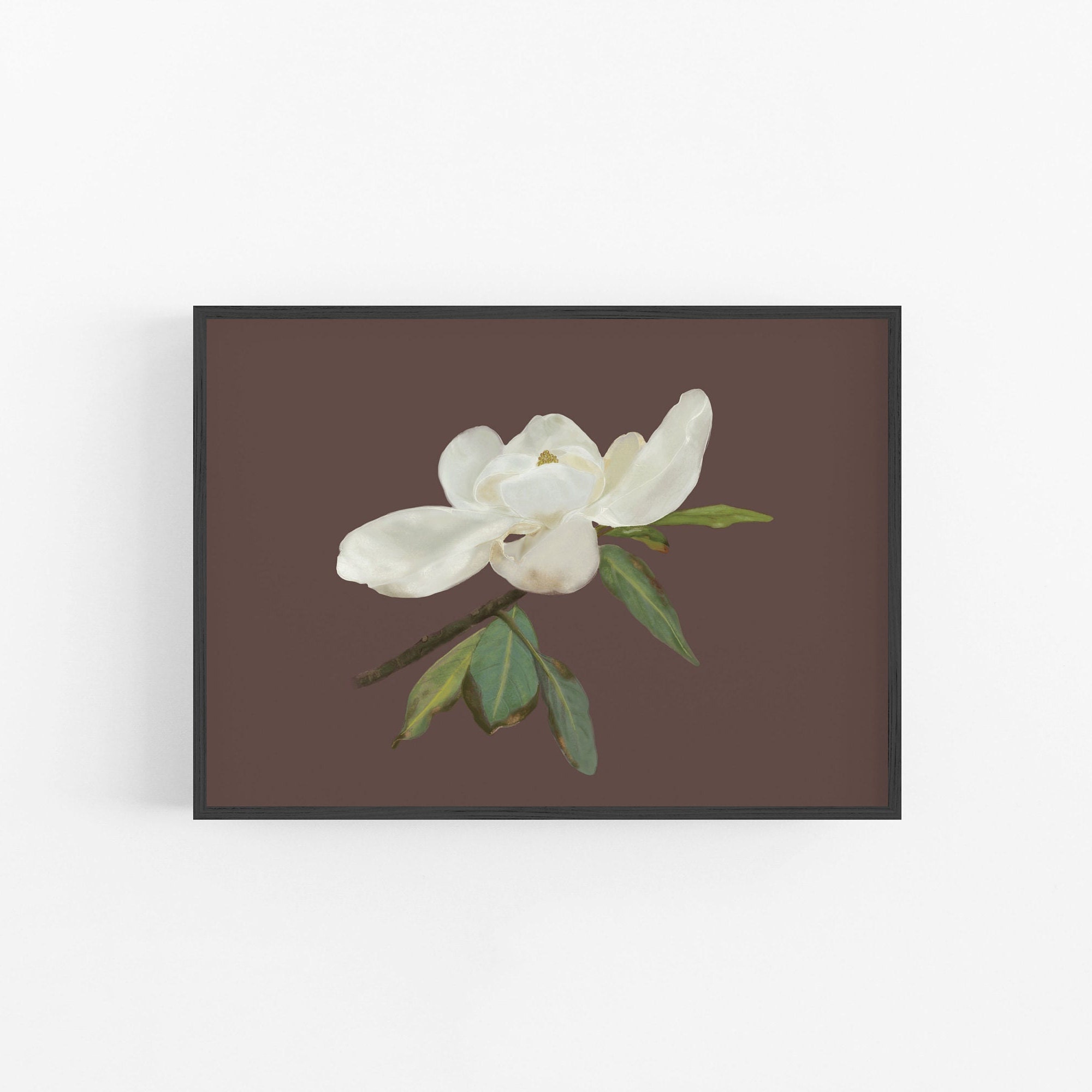 Magnolia Print Southern Magnolia Print White Magnolia - Etsy