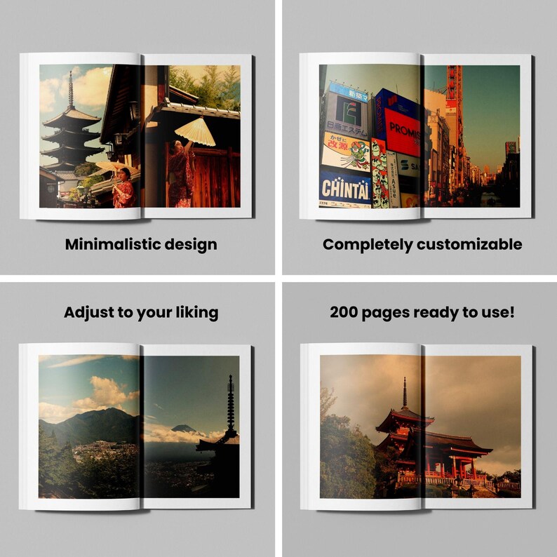 JAPAN Photoalbum / Photobook Template | Coffe Table Book | Unique and ...