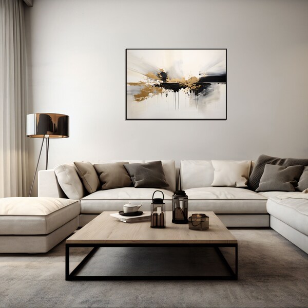 Horizontal Abstract - Etsy