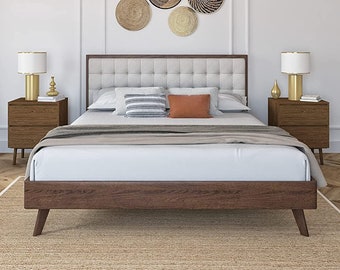 Tufted Platform Bed - Etsy