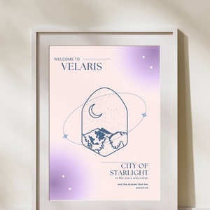 ACOTAR, Velaris, Night Court, Feyre, Rhysand, Digital Download ...