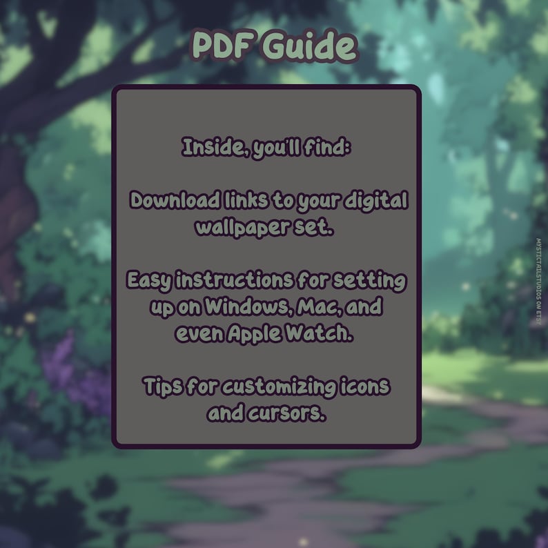 Enchanted Forest Desktop Theme: Fantasy Wallpapers, Icons & Cursors ...