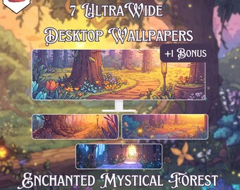 5 Night Forest Wallpaper Images, Enchanted Forest Desktop Wallpaper, Enchanted Night Forest ...