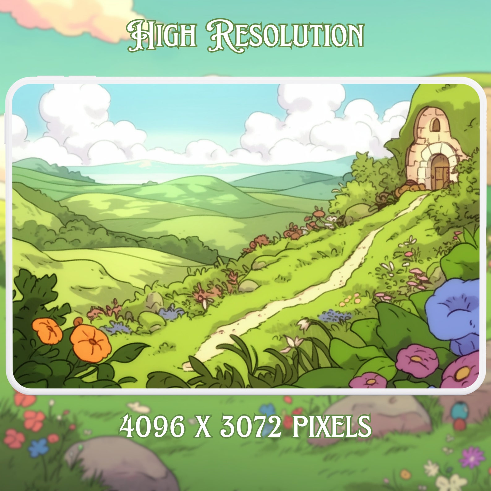 Studio Ghibli Inspired Table Wallpaper Background Aesthetic Theme ...