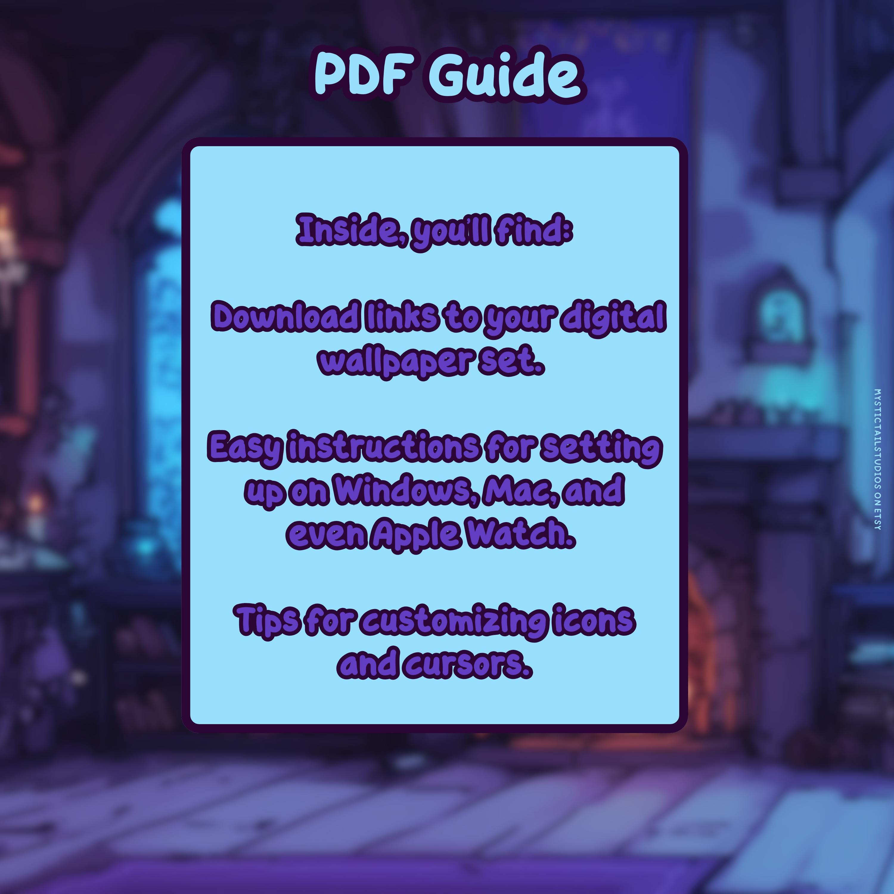 Witch Spell Room Desktop Theme: Magical Wallpapers, Icons & Cursors ...