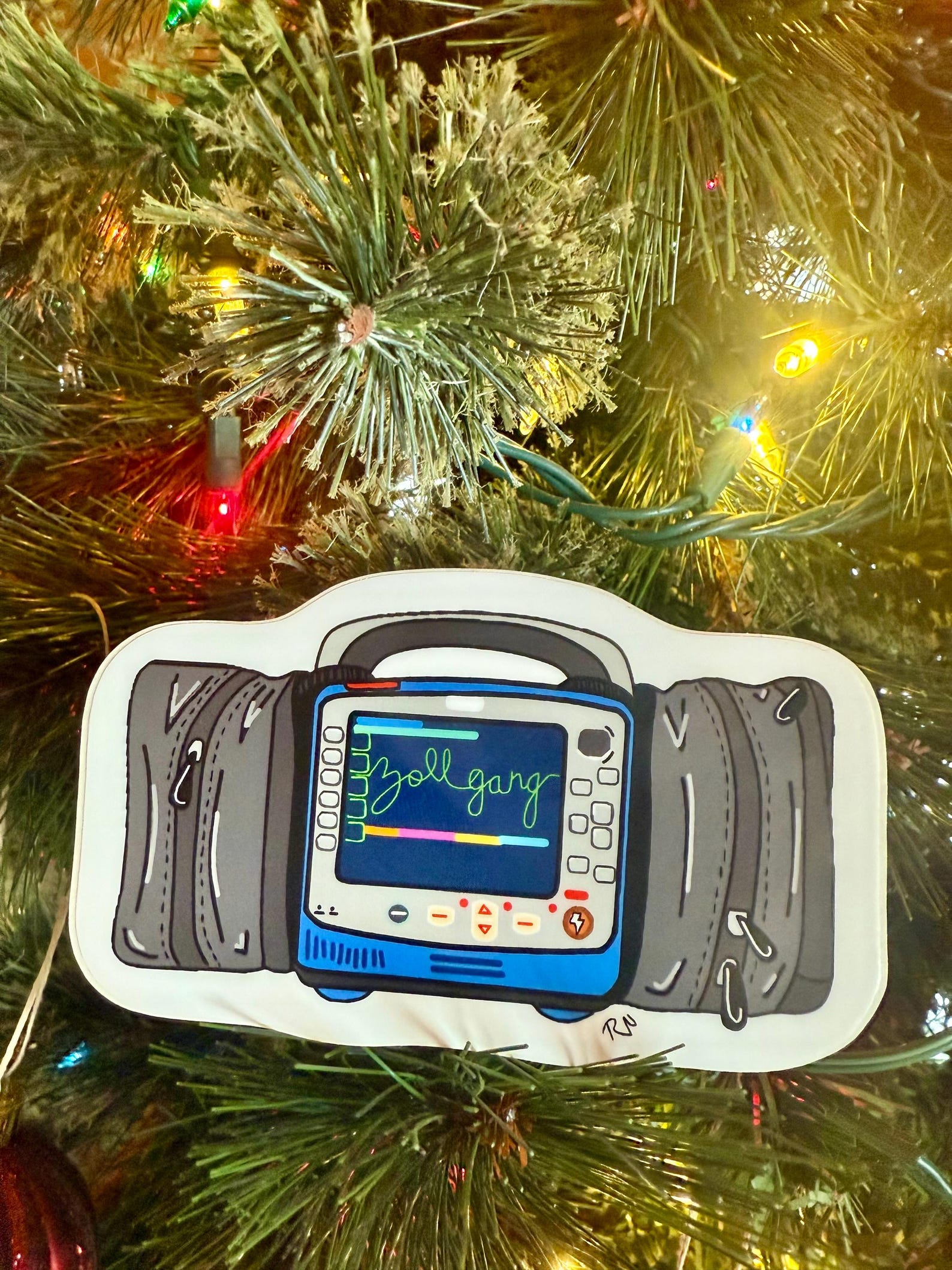 EMS Monitor Vinyl Sticker, Paramedic First Responder Gift - Etsy
