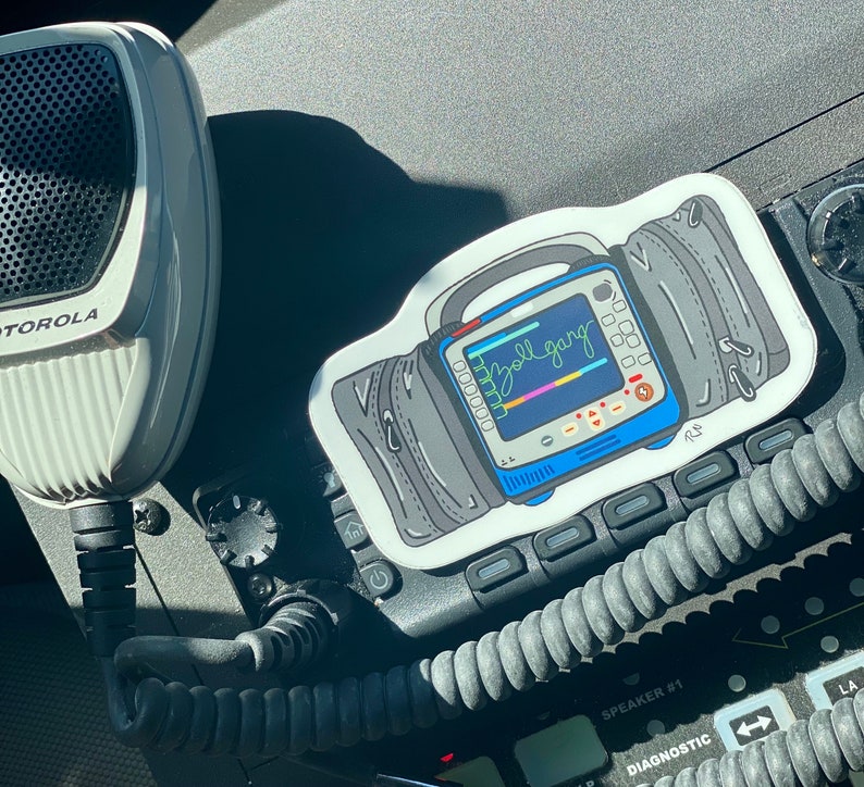 EMS Monitor Sticker! EMS, Paramedic, First Responder, Firefighter ...