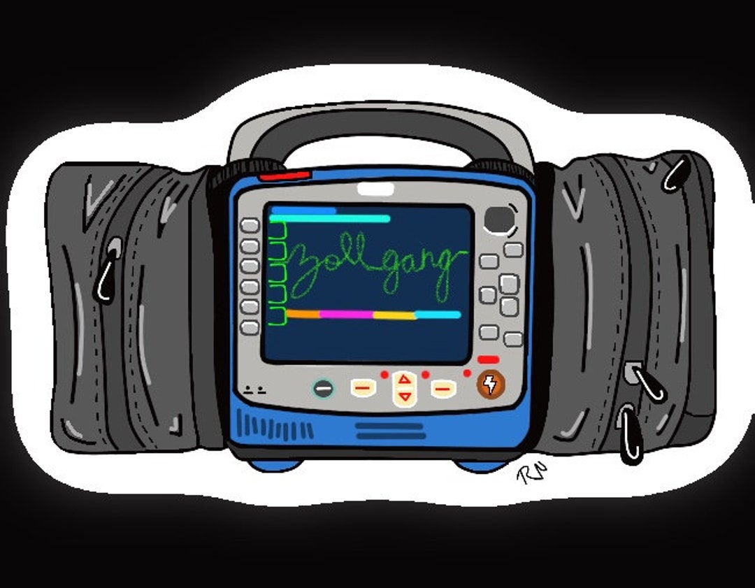 EMS Monitor Sticker! EMS, Paramedic, First Responder, Firefighter ...