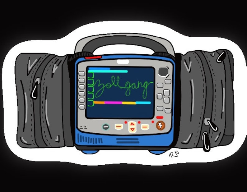 EMS Monitor Sticker! EMS, Paramedic, First Responder, Firefighter ...