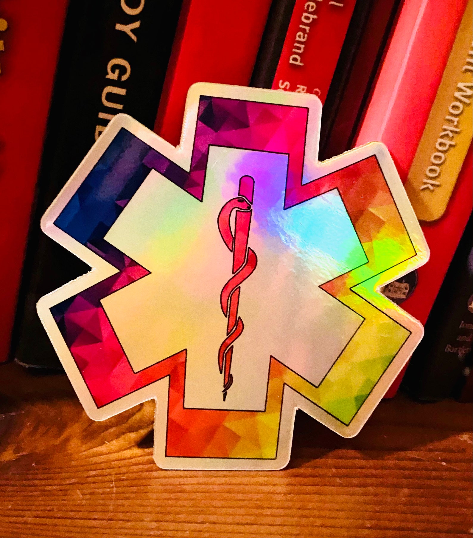 Pride EMS Halographic Sticker! EMT, Paramedic, First Responder, Nurse ...