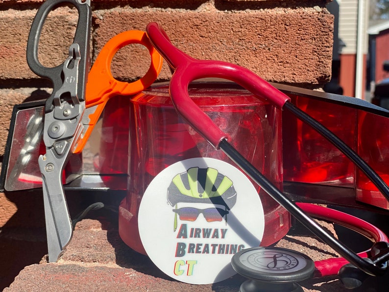 Airway Breathing CT Sticker! ER Doctor, Paramedic, First Responder ...