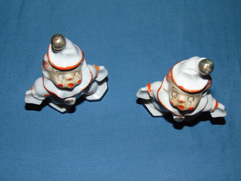 Vintage Clown Salt & Pepper Shakers Made in Japan - Etsy