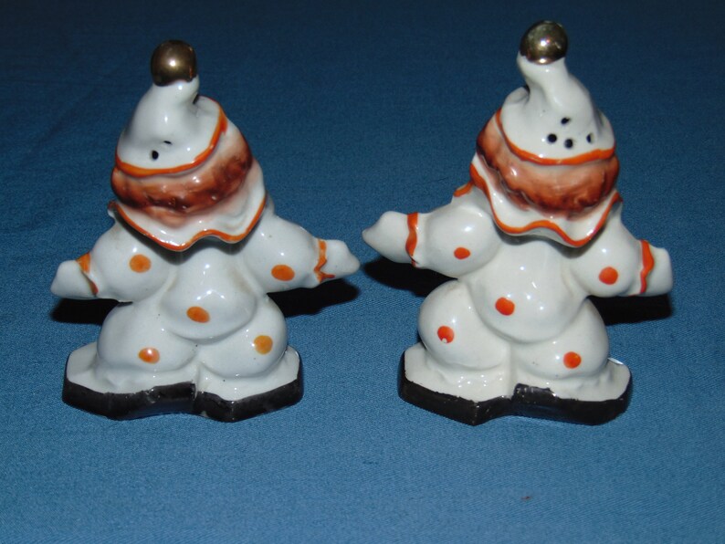 Vintage Clown Salt & Pepper Shakers Made in Japan - Etsy
