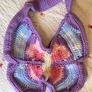 Butterfly Crochet Purse / Bag - Made to Order - Handmade Item - Etsy