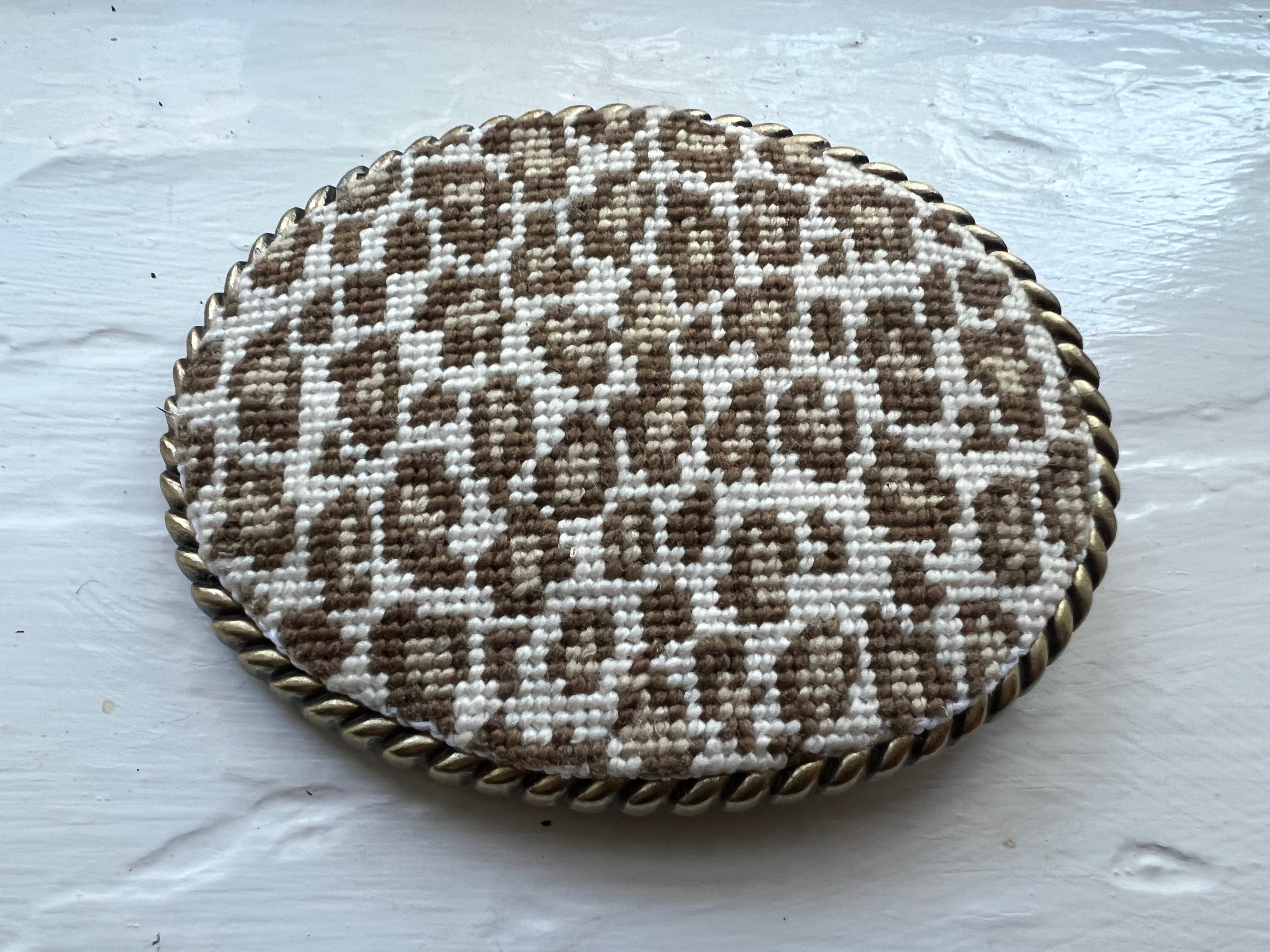 Leopard Needlepoint Canvas and Belt Buckle - Etsy