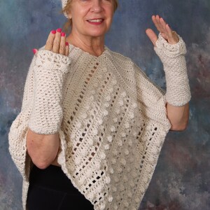 Handmade Crochet Winter Shawl Poncho Boho Cottagecore Wrap Hippie - Etsy