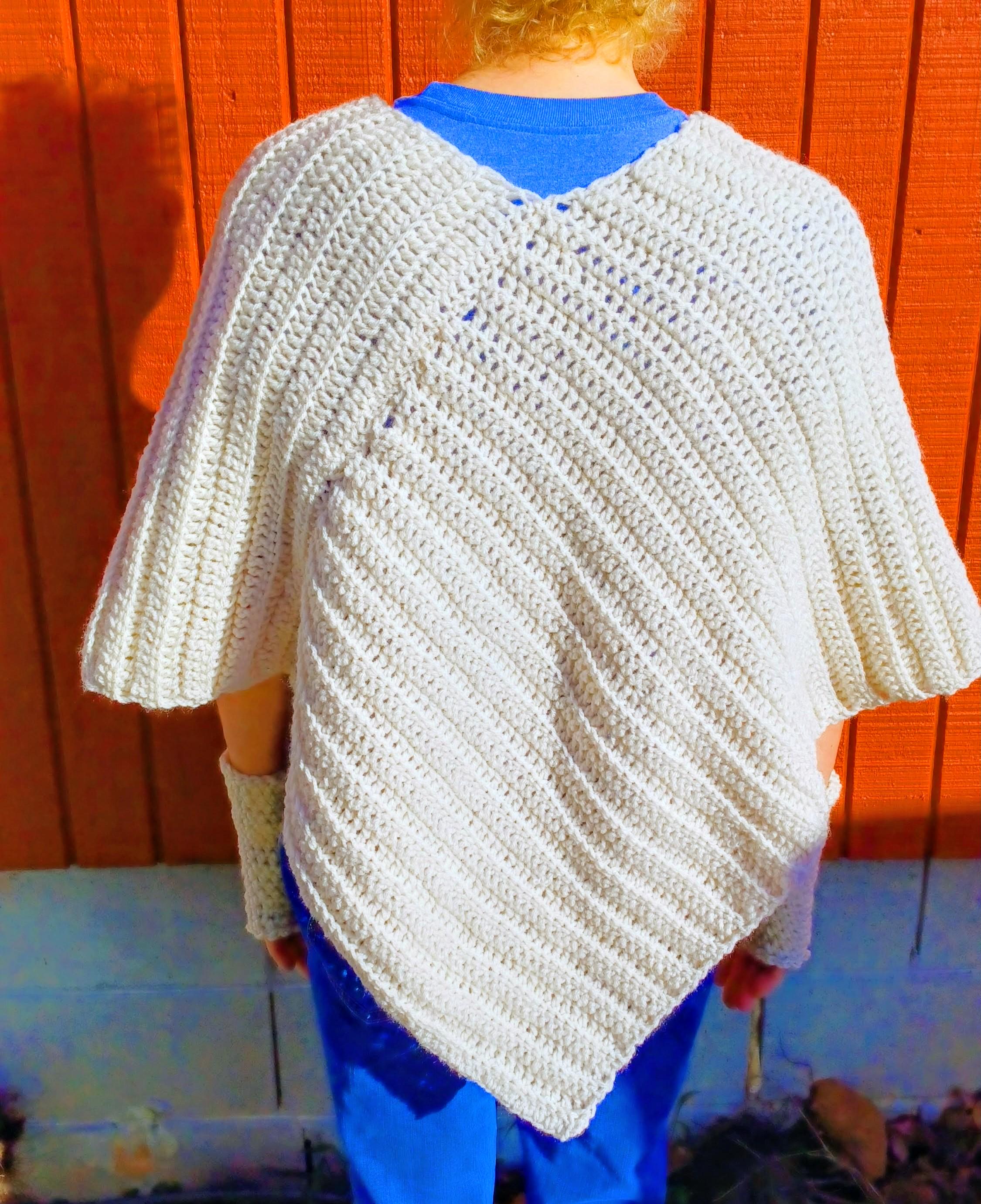 Handmade Crochet Winter Shawl Poncho Boho Cottagecore Wrap Hippie - Etsy