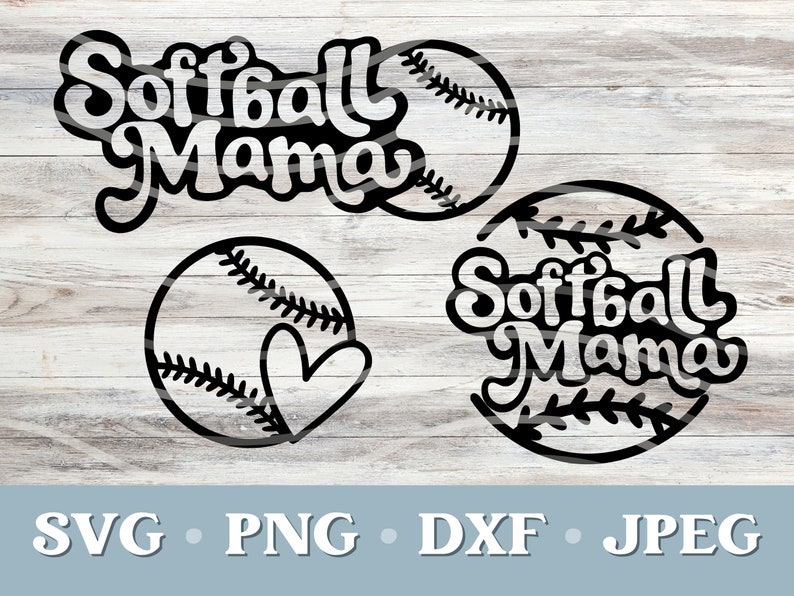 Softball Mama SVG Softball Svg Softball Mom Game Day Svg Softball Shirt ...